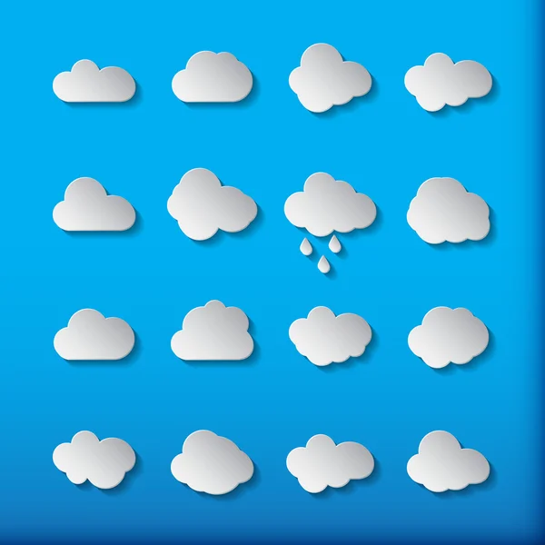 Cloud shapes collection — Stock Vector © GalaStudio #52512653