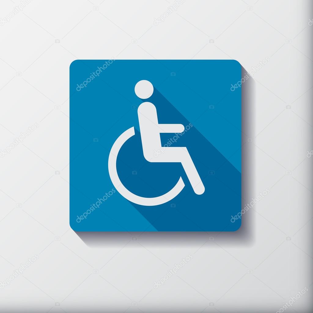 Disabled icon sign. Stock Vector by ©GalaStudio 57352085 Disabled icon sign. Stock Vector by ©GalaStudio 57352085