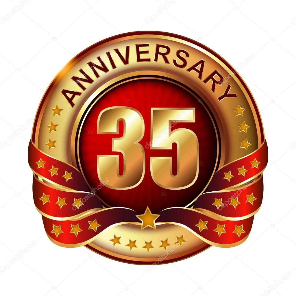 35 Year Anniversary Symbol