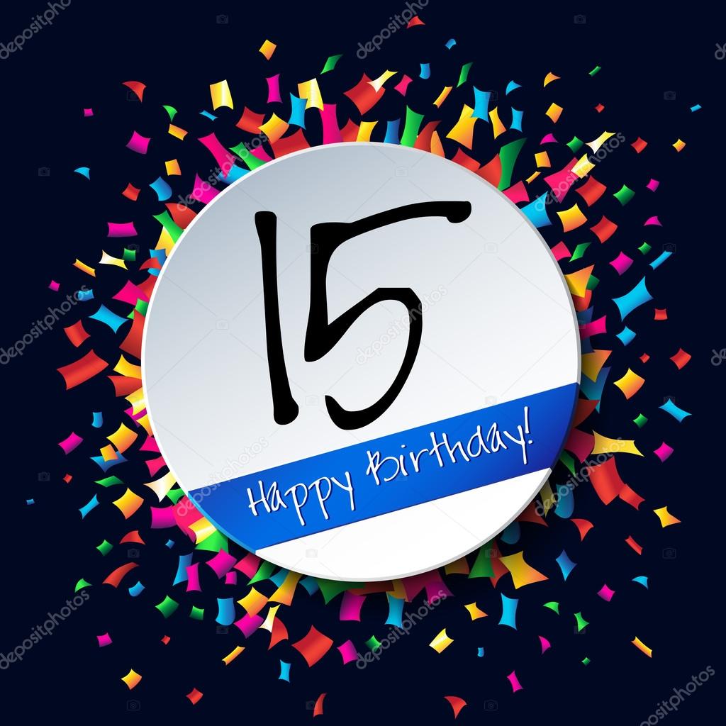 15 Happy Birthday background — Stock Vector © GalaStudio #61576791