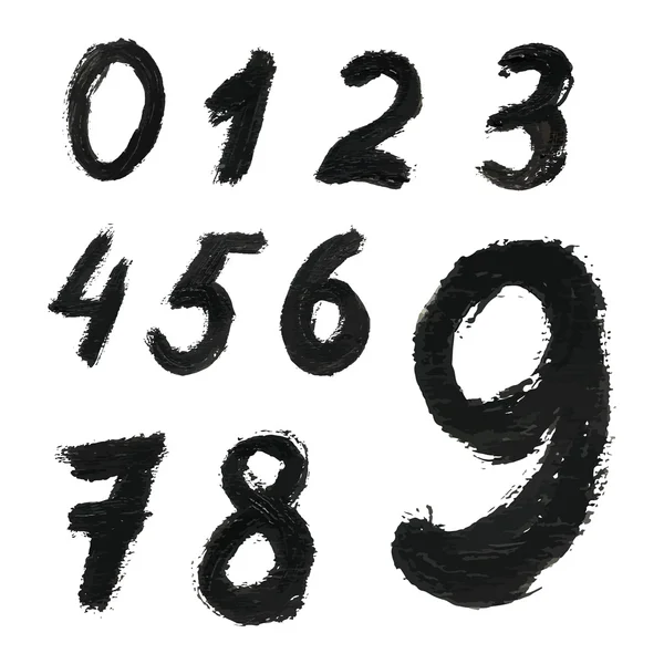 Handwritten numbers Vector Art Stock Images | Depositphotos
