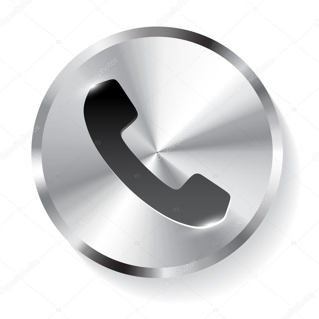 Phone metal icon Stock Vector Image by ©GalaStudio #74198957