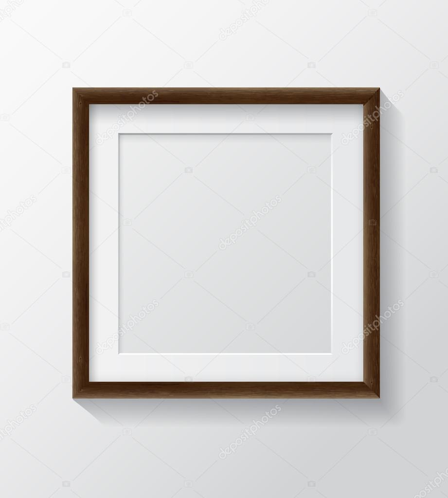 Dark Wooden Frame