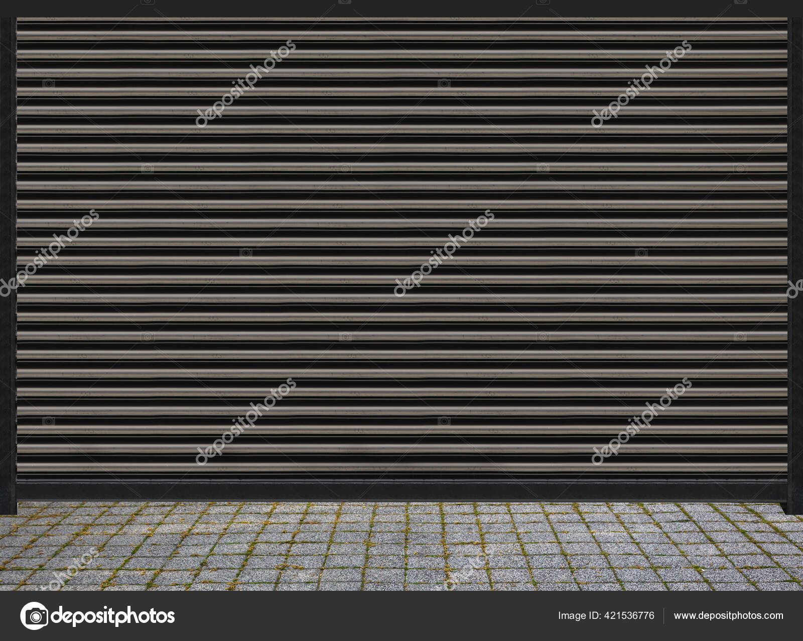 Front View Shutter Texture Background Stock Photo by ©bermek 421536776
