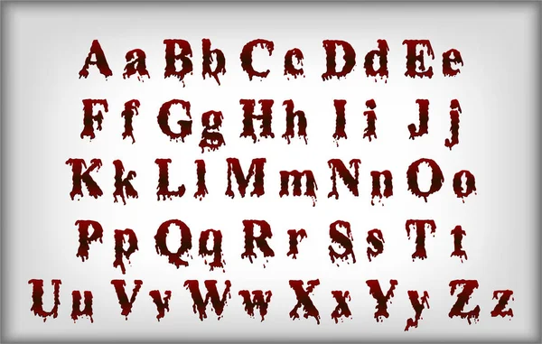 359 Bloody font Vector Images | Depositphotos