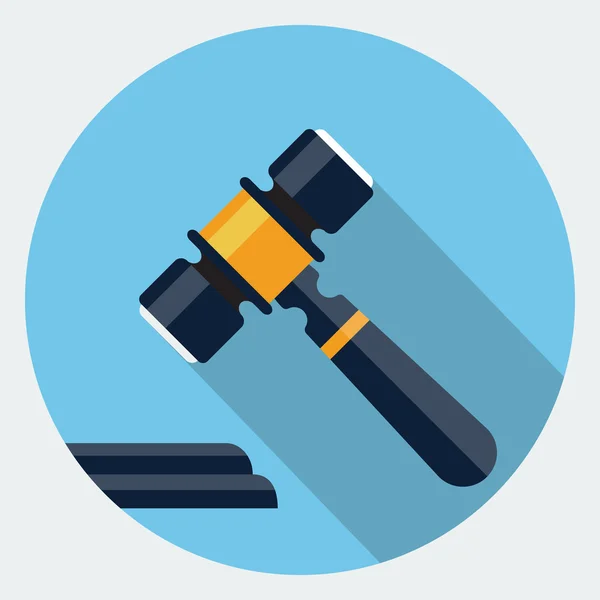 Gavel Blue Icon