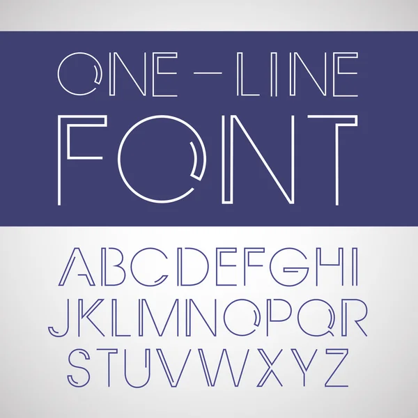 Fonts linear Vector Art Stock Images | Depositphotos