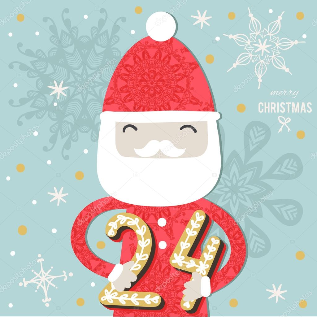 24 Days Till Christmas Clipart