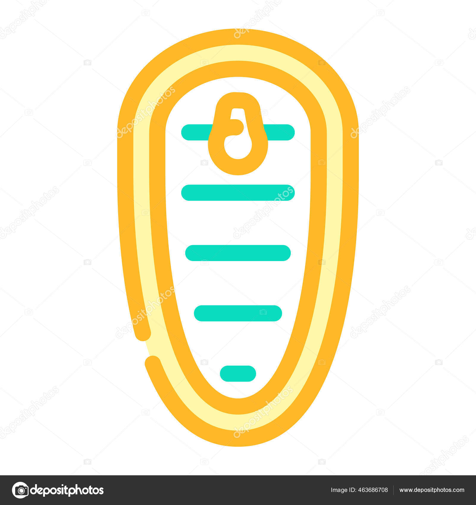 Top View Canned Food Color Icon Vector Top View Canned Stock Vector by ...
