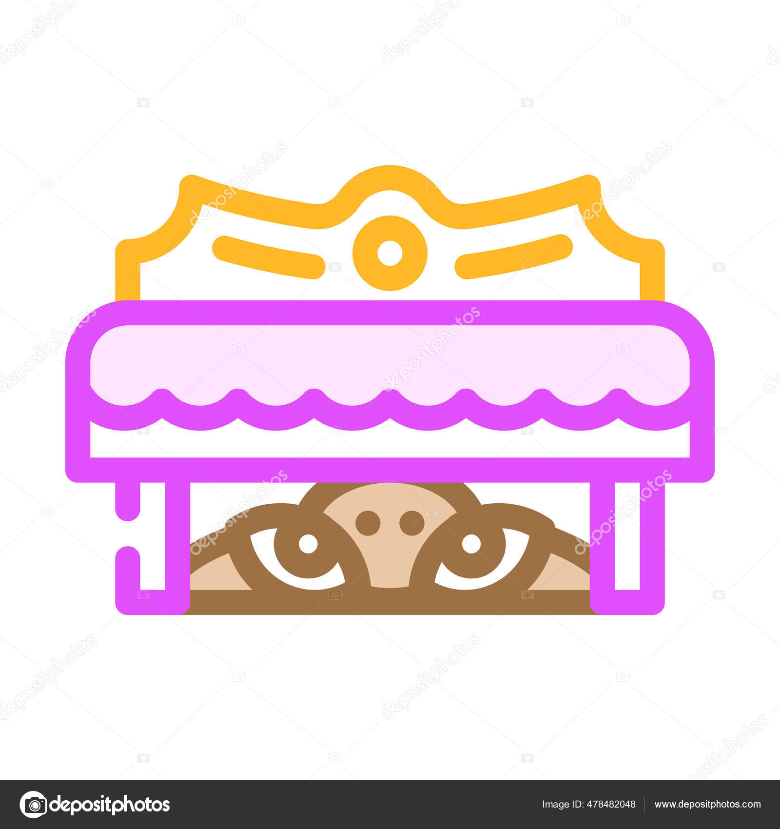 Monster Under The Bed Clipart