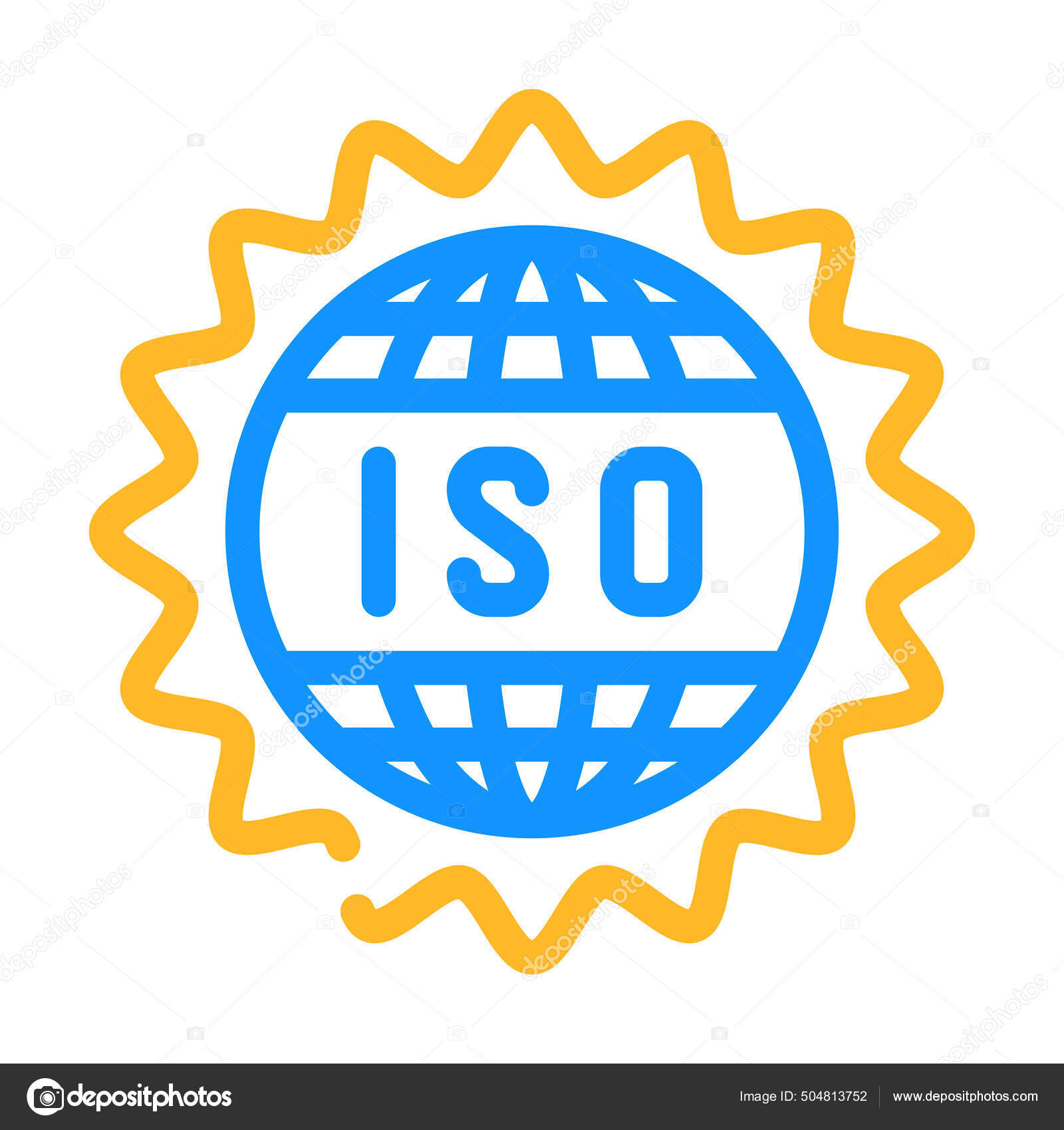 Iso standard color icon vector illustration Stock Vector by ©2037519 ...