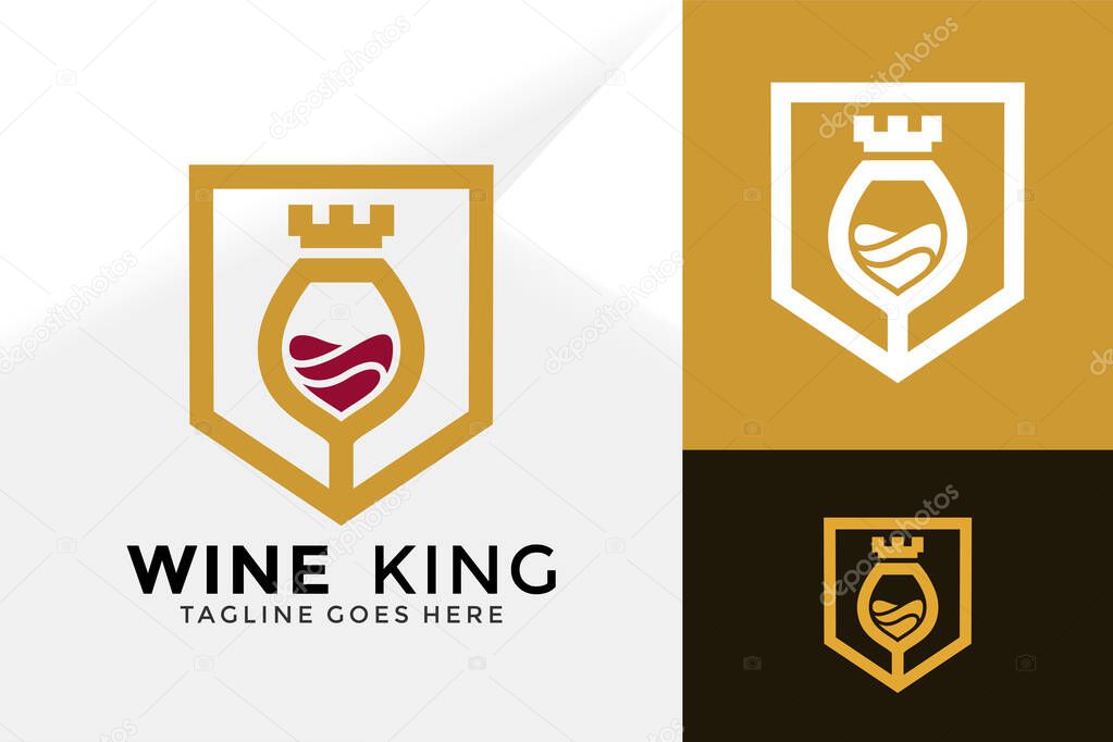 Diseño de Logo Rey Vino, Diseños de Logotipos de Identidad de Marca ...