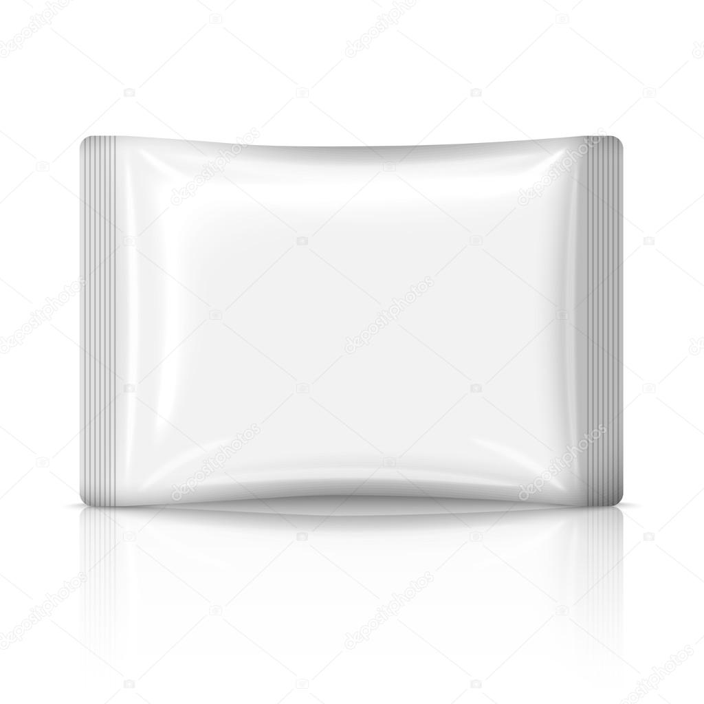 Blank flat plastic sachet Stock Vector Image by ©tashaleks #76265973