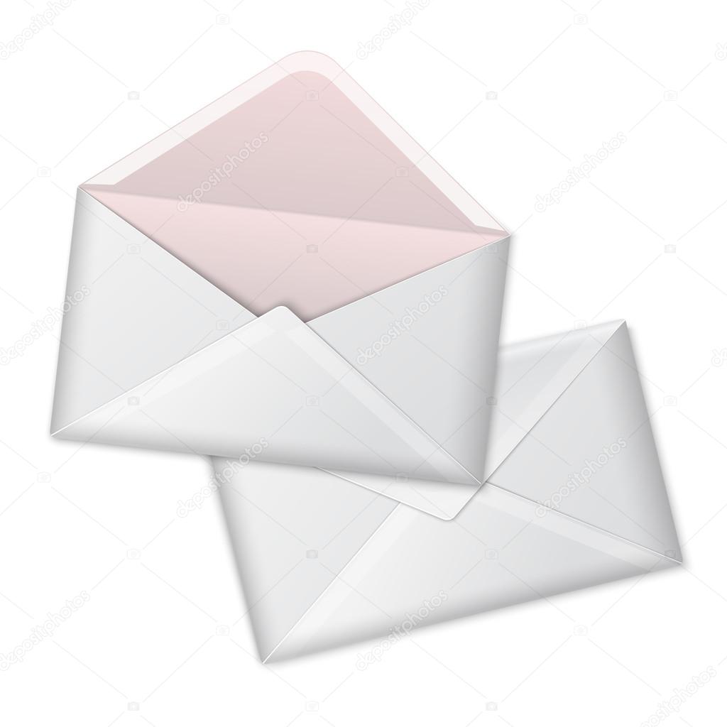 Realistic envelopes opened and close. Stock Vector Image by ©tashaleks ...