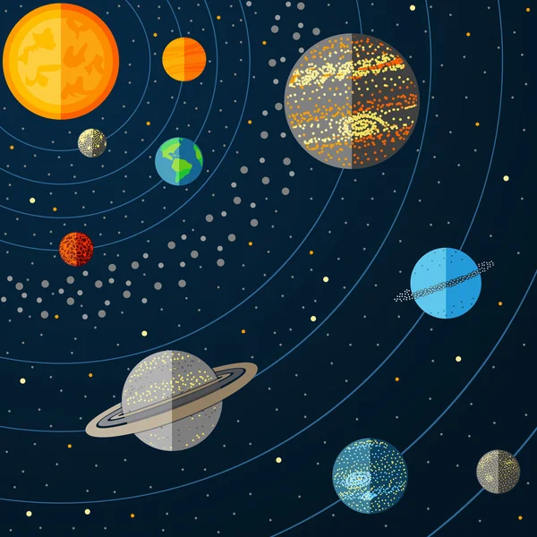 Solar System Vector Free Download