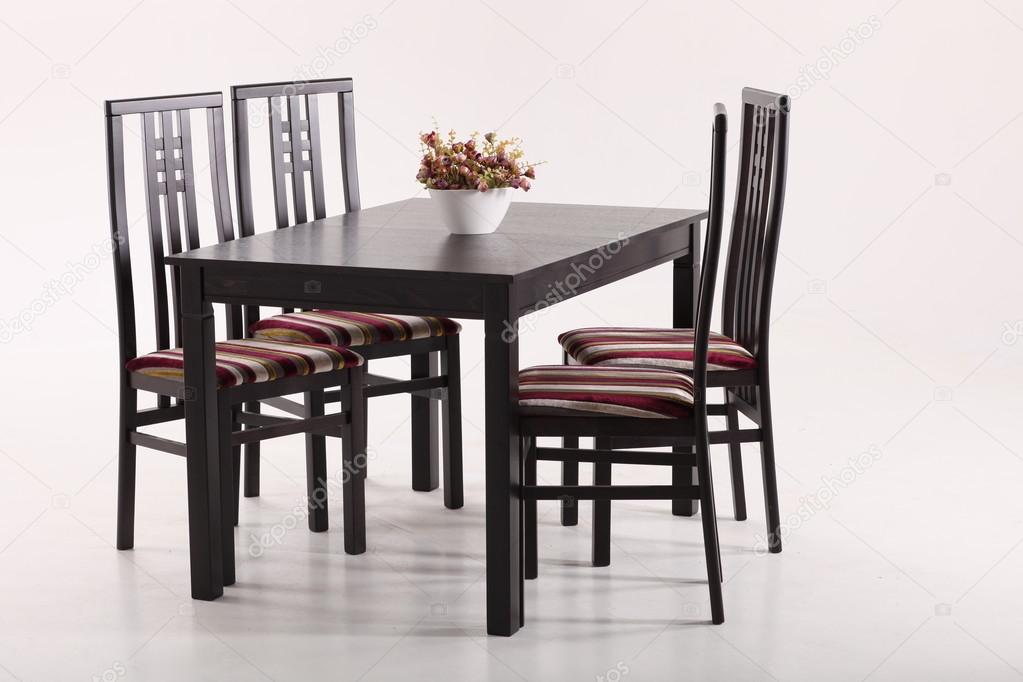 A table with chairs — Stock Photo © aiisha #57582889