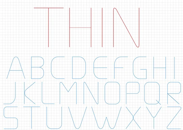 21,100,481 Thin alphabet Vector Images | Depositphotos