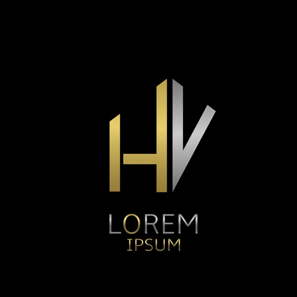 Letter hv logo Vector Art Stock Images | Depositphotos