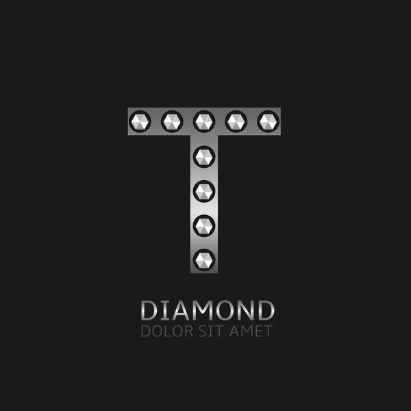 Silver letter t Vector Art Stock Images | Depositphotos