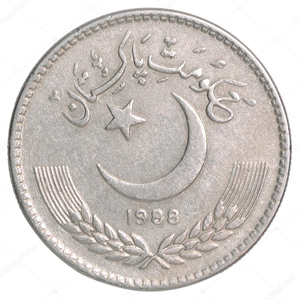 Pakistani rupees coin Stock Photo by ©andrey_lobachev 68811575