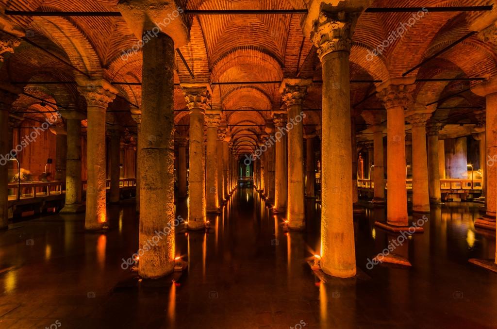 Underground Basilica Cistern, Istanbul, Turkey Stock Photo by ©THANAN ...