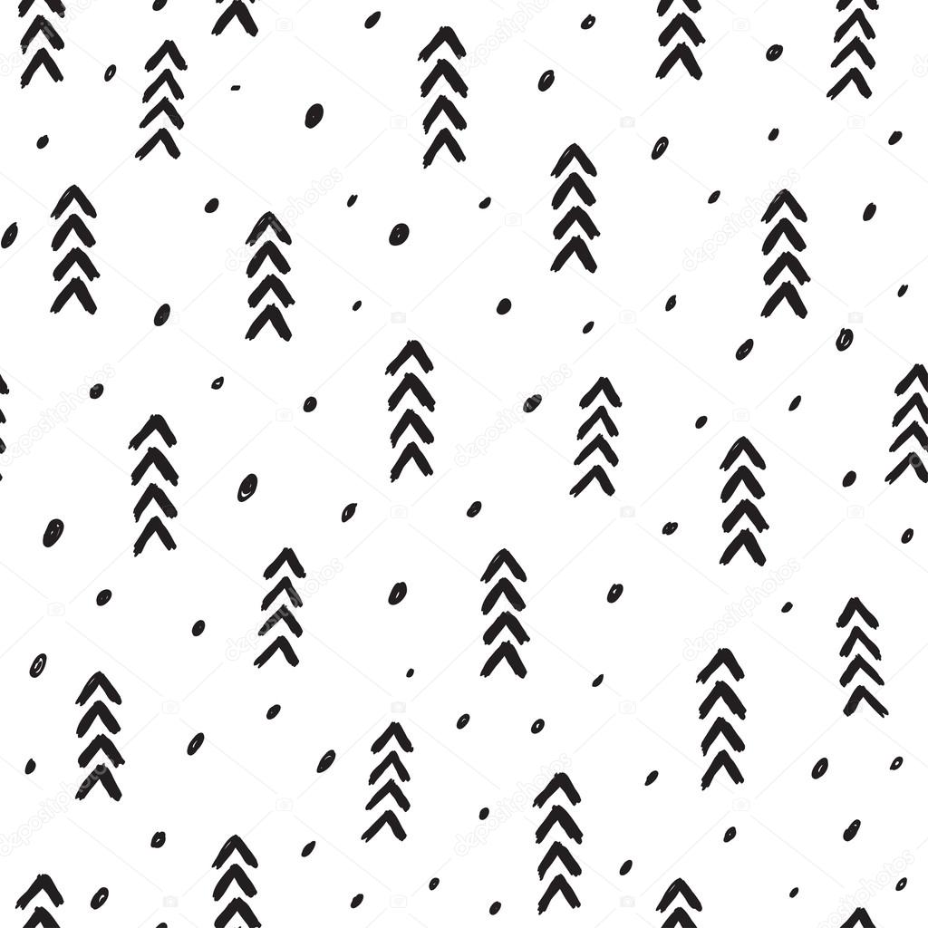 Tribal hand drawn background Stock Vector by ©Virina28 84475860