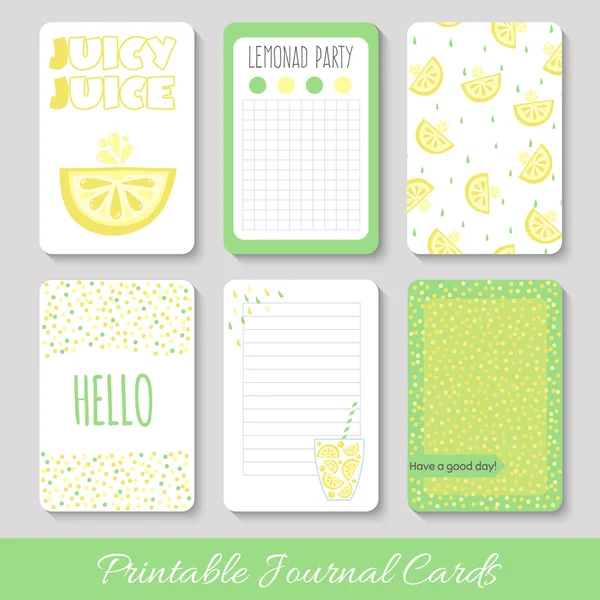 Printable journal cards Stock Vector Image by ©Virina28 #90888214