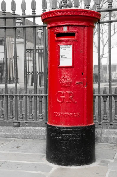 Traditional English red mailbox — Stock Photo © kazyavka #2411483