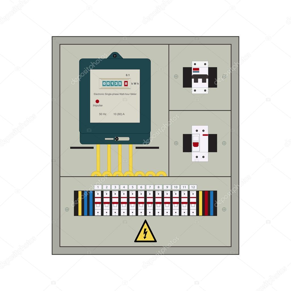 Electrical panel, box Stock Vector Image by ©Alexandrus1 #98397678