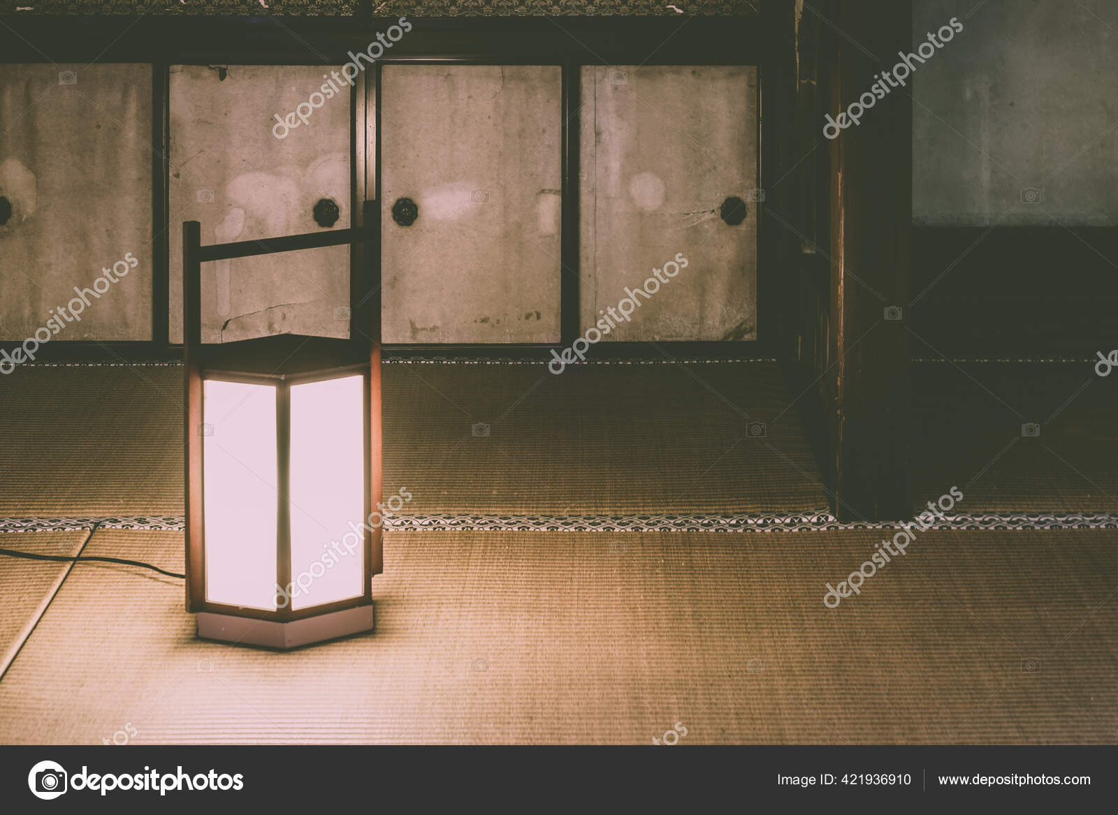 Lighting Japan Architecture Japanese Style Room — Stock Photo ...
