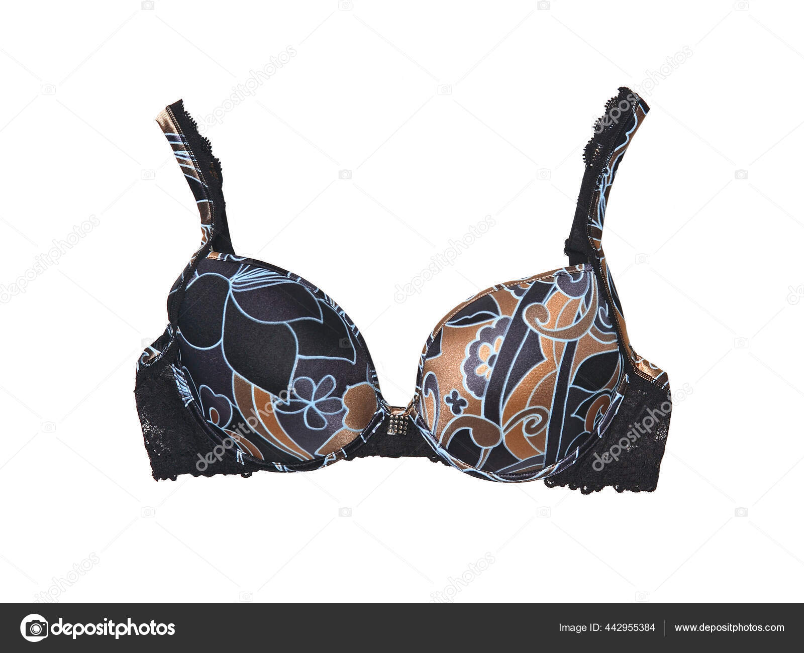 Colorful Bra Straps Isolated White Backgroun — Stock Photo © Linguist5 ...