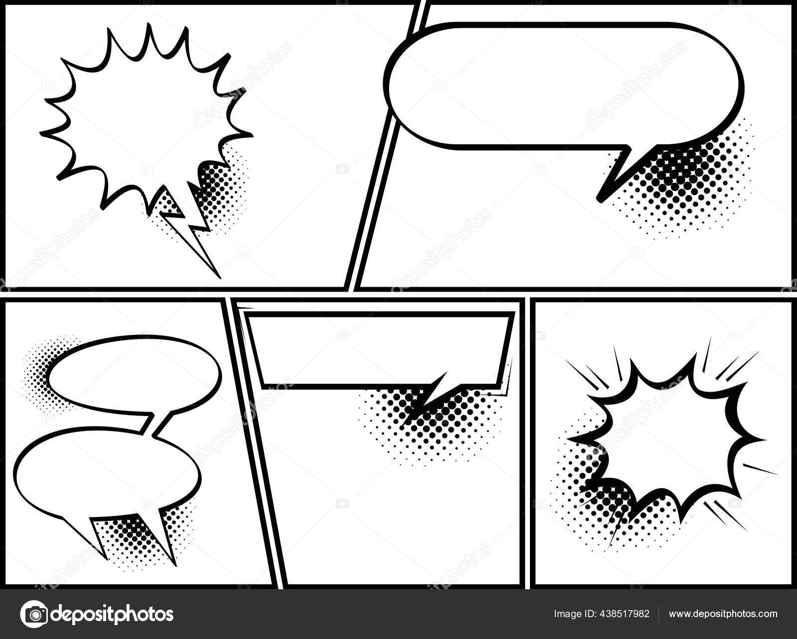 Printable Comic Strips With Blank Bubbles