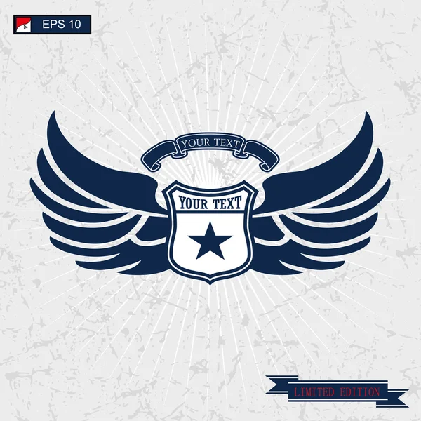 Classic vintage wing design Stock Vector Image by ©halimqd #59079965