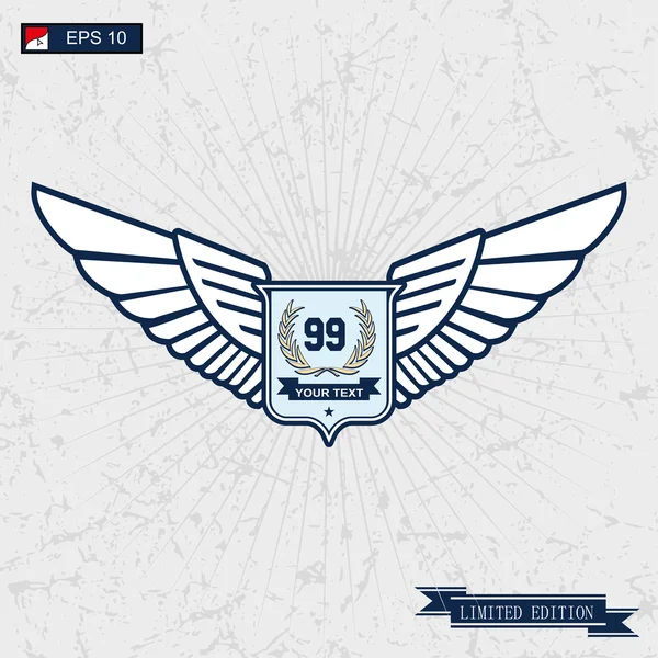 Classic vintage wing design Stock Vector Image by ©halimqd #59079965