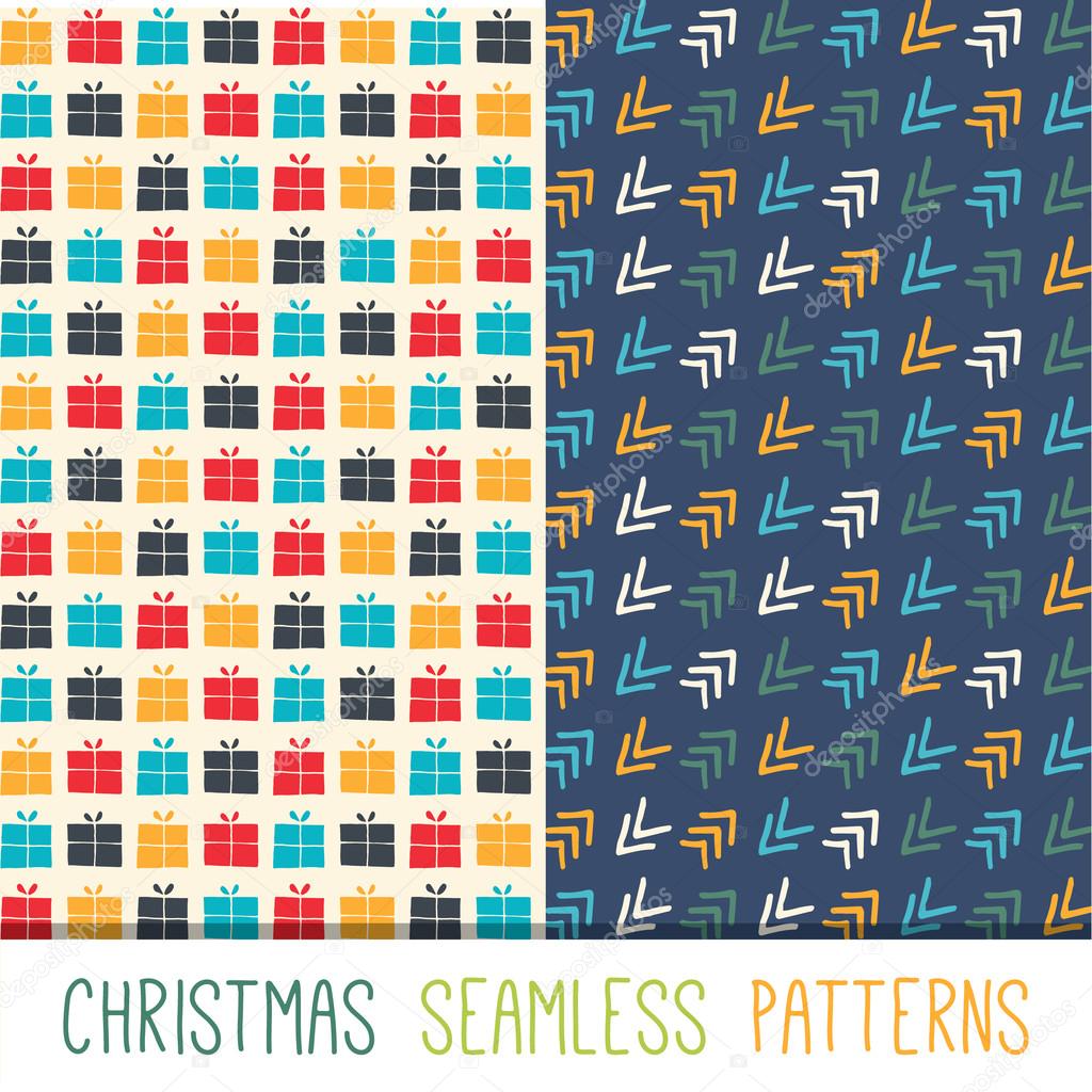 Collection of vector seamless patterns. Stock Vector by ©vitek75 54171359