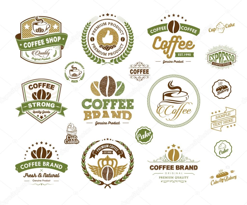 Premium Coffee Labels and Badges Stock Vector by ©siak10b 90377354