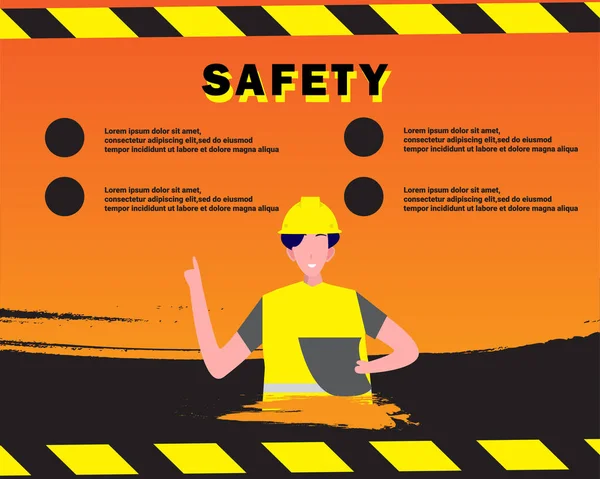 Safety cartoon ภาพเวกเตอร์สต็อก Safety cartoon ภาพประกอบที่ปลอดค่า ...