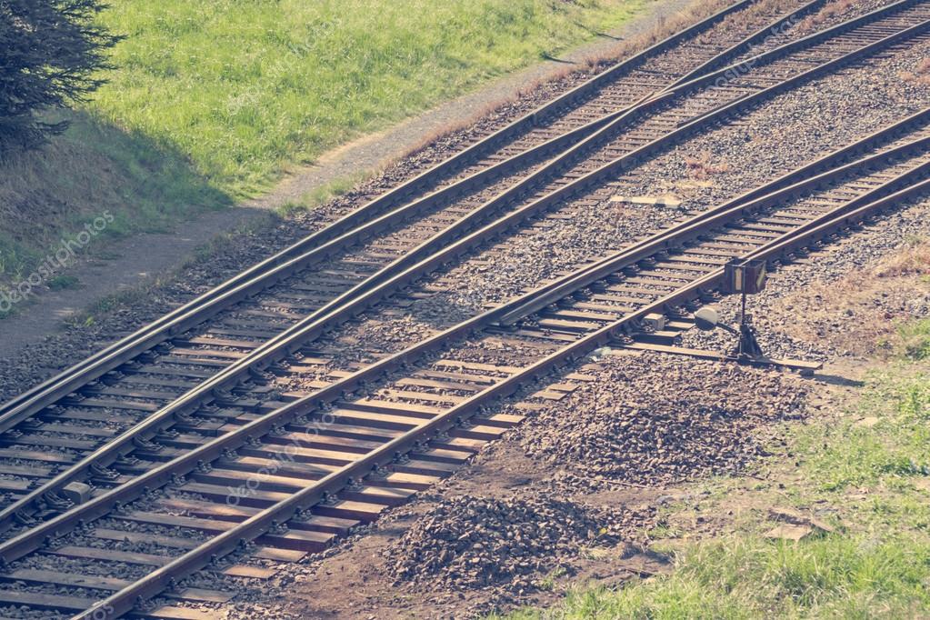 Railroad Tracks From Above