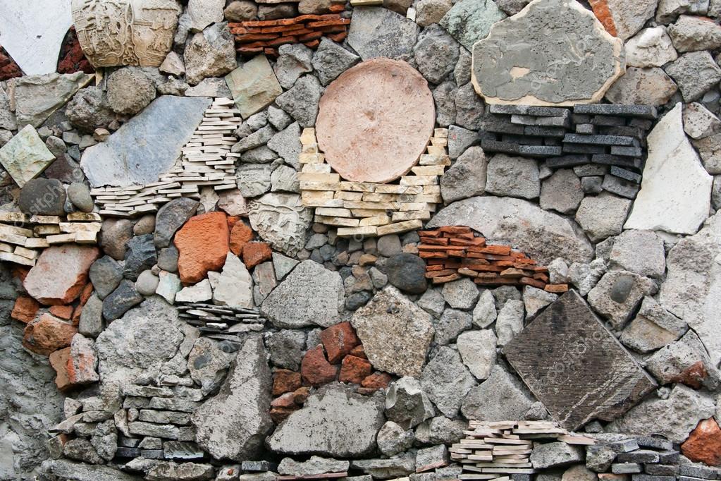 Mixed stone wall texture Stock Photo by ©watman 66659519