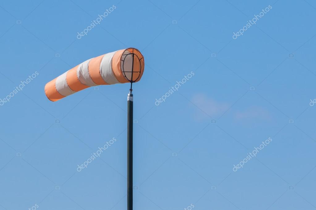 Airsock in blue sky Stock Photo by ©watman 73743369