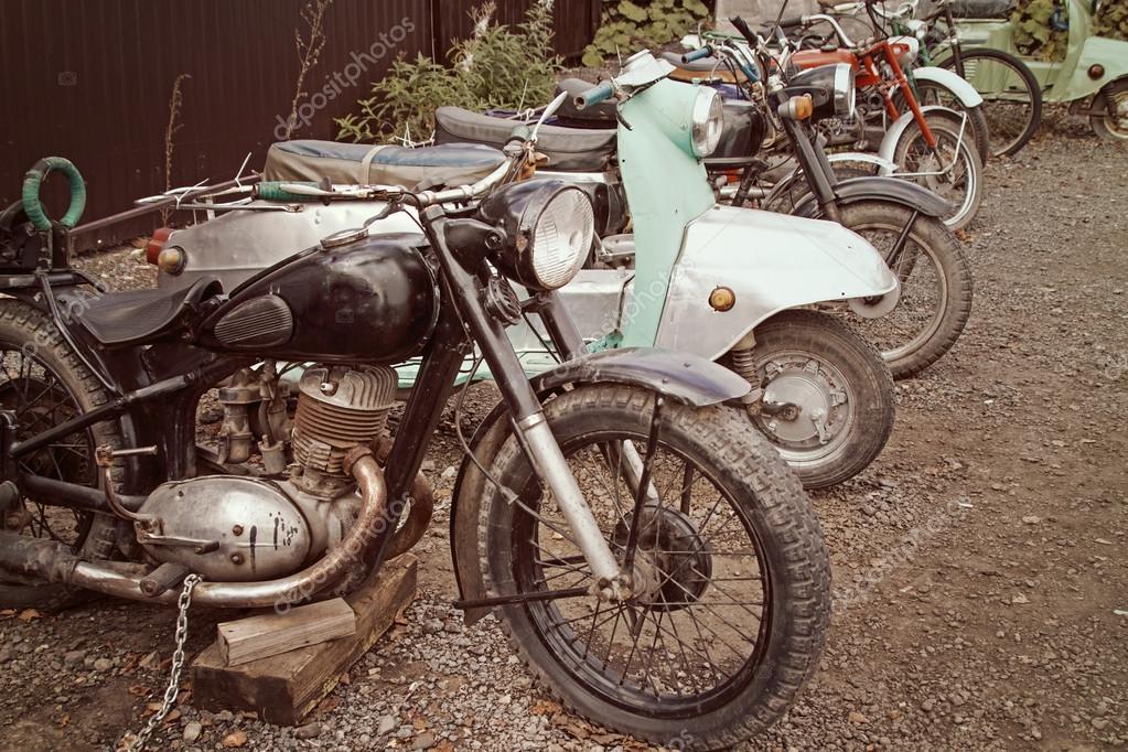 Old soviet motorcycles exhibition — Stock Editorial Photo © watman ...