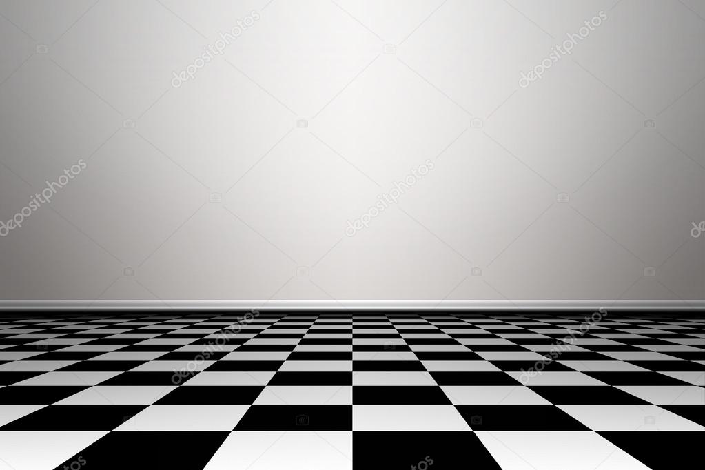 Room with floor chess style. Stock Photo by ©chekman1 99216210