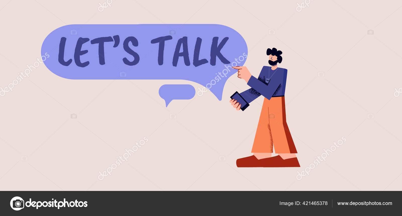 Lets talk poster. Symbol communication and purple discussion of ...