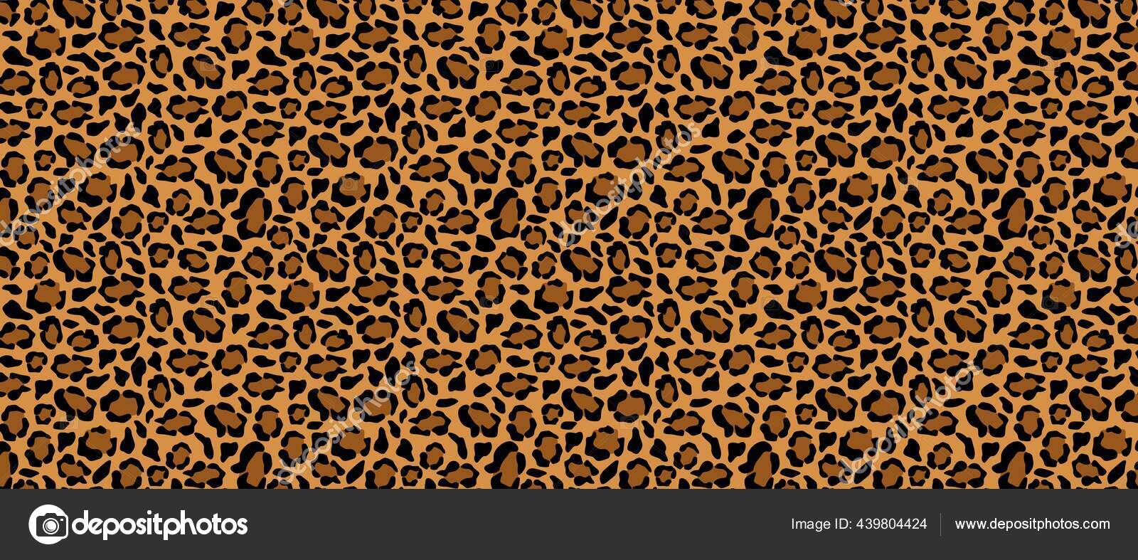 Tracery skin jaguar with brown background. Cheetah black spots with ...