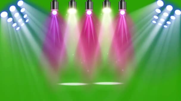Disco Lights Green Screen — Stock Video © plussizefashion2019.gmail.com ...