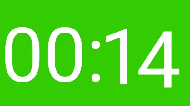 Seconds Countdown Timer Green Screen — Stock Video ... Seconds Countdown Timer Green Screen — Stock Video ...