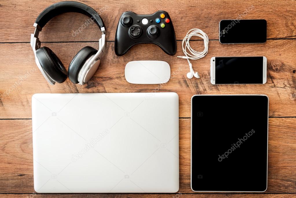 Diverse personal technology devices — Stock Photo © gstockstudio #74859193
