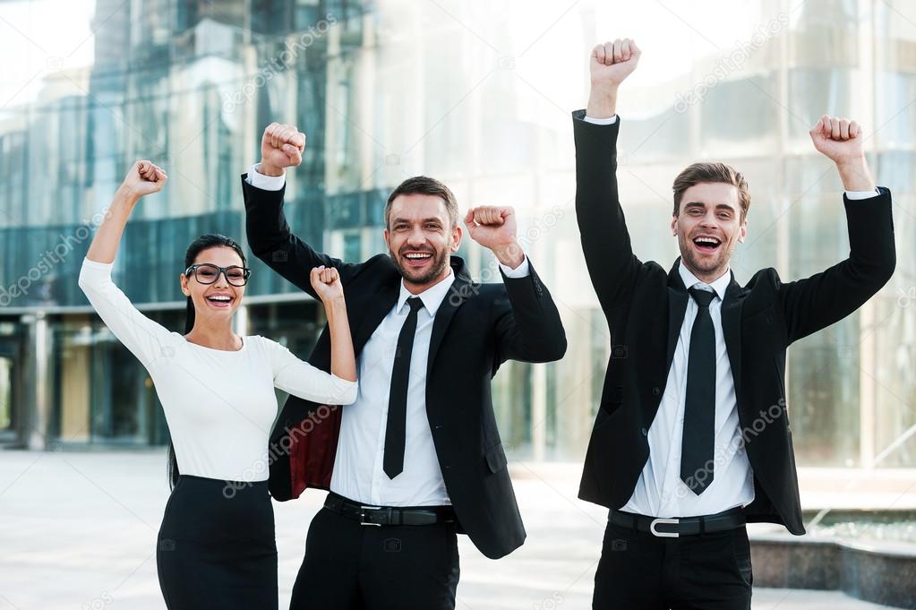 Confident business people — Stock Photo © gstockstudio #82448766