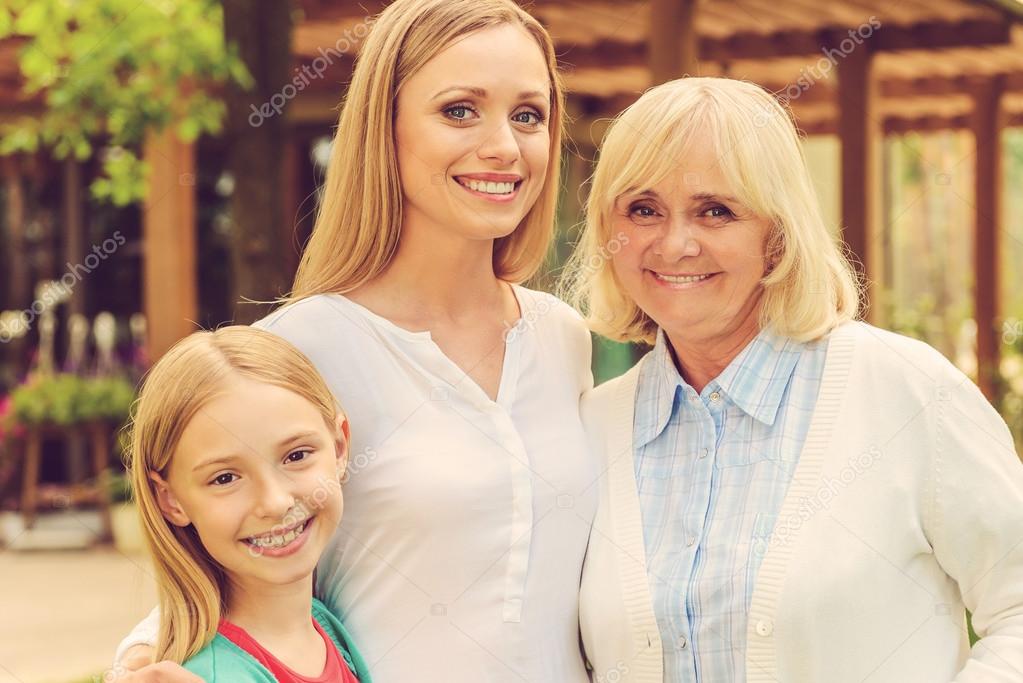 Generations of women bonding — Stock Photo © gstockstudio #96643906