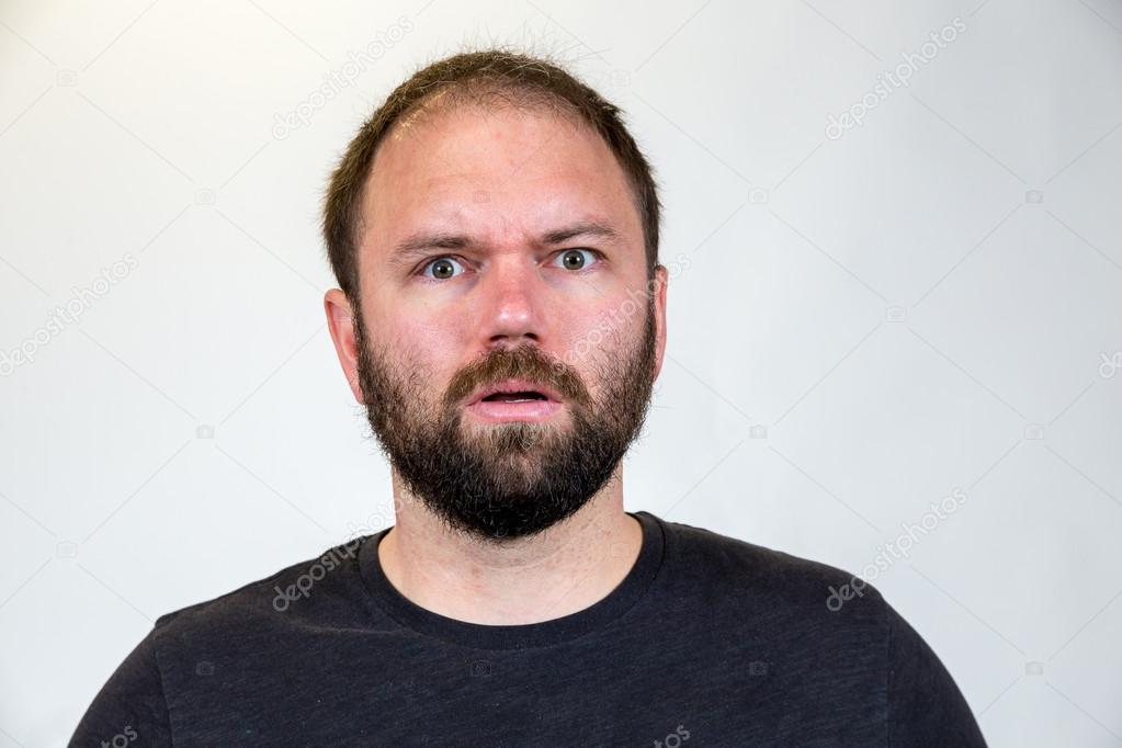 Man in Mid 30s Poses for Studio Portrait — Stock Photo © joshuarainey ...